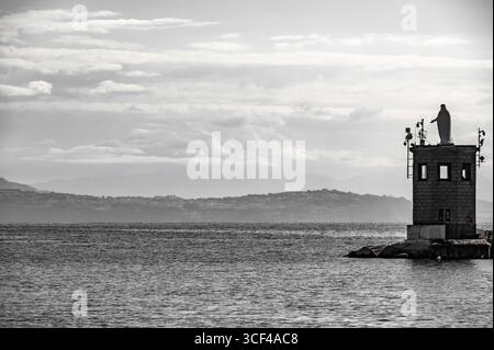 statue, ischia island, gulf of naples campania, italy Stock Photo - Alamy