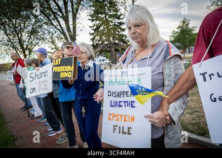 August 19, 2025. Salem, MA. Hands Across Riley: Human Chain for Peace ...