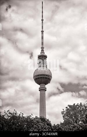 Berlin TV Tower, Germany's tallest building Stock Photo - Alamy