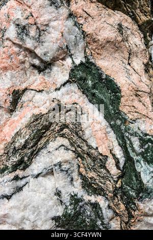 Colored Coloured stone layers in Verzasca valley Switzerland Stock ...