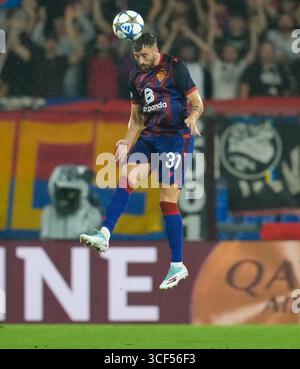 Dominik Schmid (31 FC Basel 1893) in action during the Brack Super ...