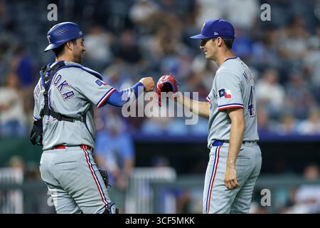 Texas Rangers relief pitcher Hoby Milner works against the Arizona ...