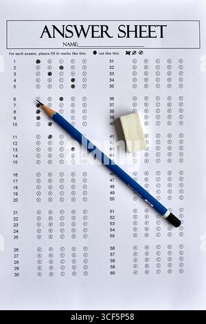 Blue pencil lies on blue paper background Stock Photo - Alamy