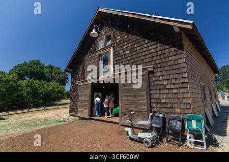 Civil War reenactment camp, Dorris Ranch Living History Farm ...