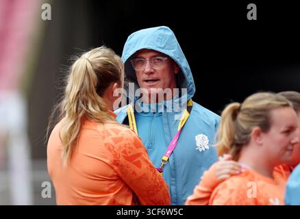 England's head coach John Mitchell with the World Rugby Coach of the ...
