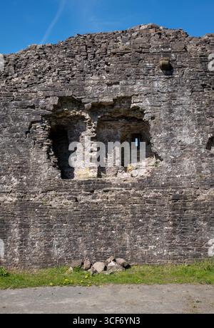 Outer Curtain Walls of Abergavenny Castle in Abergavenny Monmouthshire ...