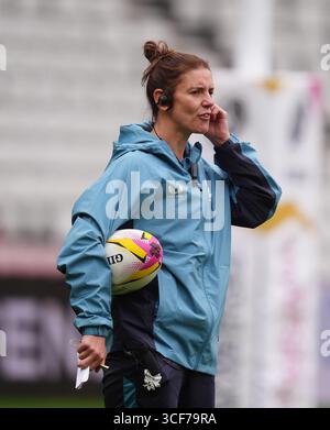 Sunderland, England, 21 August 2025. Women's Rugby World Cup flag on ...