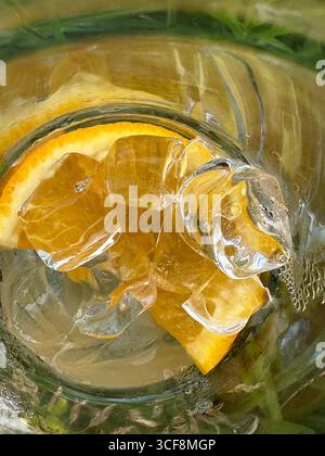 Close-up of flavored ice cubes with spices Stock Photo - Alamy