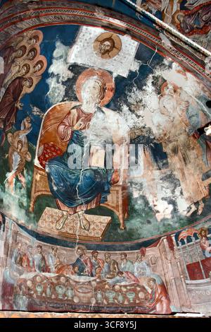 interior, St. George’s Church and Monastery, Ubisa, Ubisi, Georgia ...