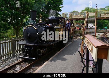 Double Fairlie, Ffestiniog Railway, Tan y Bwlch, Station, Gwynedd ...