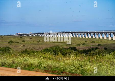 Nairobi National Park Kenya Railway Bridge Standard gauge railway ...