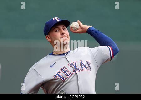 Texas Rangers starting pitcher Patrick Corbin delivers against the ...