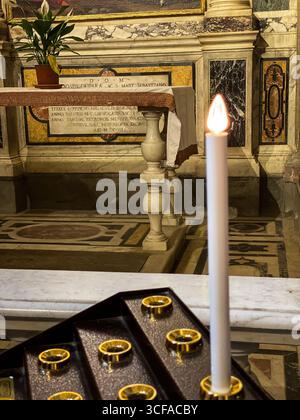 Ancient latin inscription with a prayer in Rome, Italy Stock Photo - Alamy