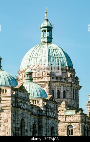 Victoria, British Columbia's historic Parliament building represents ...