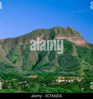 Diamond Head Crater (Leahi) is one of Oahu's most familiar landmarks ...
