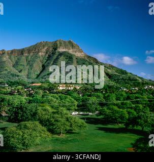 Diamond Head Crater (Leahi) is one of Oahu's most familiar landmarks ...