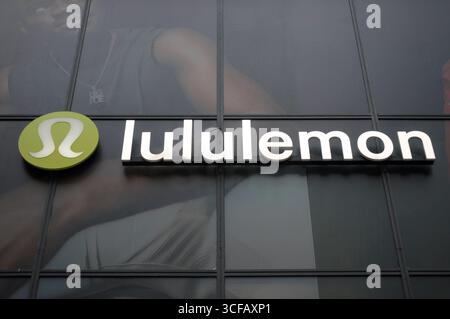 A Lululemon store is seen on Fifth Avenue in Manhattan, New York City ...