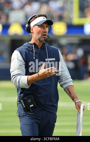Dallas Cowboys head coach Brian Schottenheimer stands during the ...