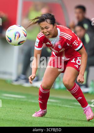 Momoko Tanikawa of Bayern Muenchen in the women football match FC ...