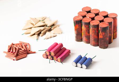 Different types of fireworks Stock Photo - Alamy