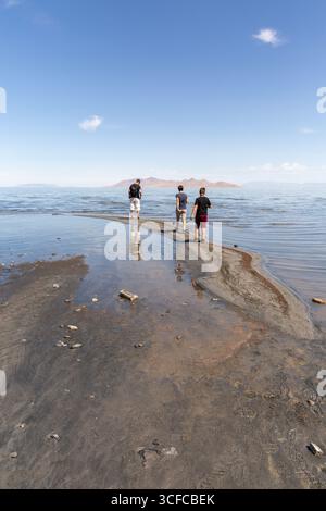 Silver sands Beach on a sunny March day Stock Photo - Alamy