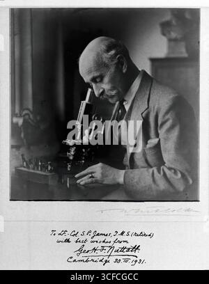 George Henry Falkiner Nuttall. Photograph, 1901 Stock Photo - Alamy