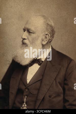 Christian Albert Theodor Billroth. Photograph by Fritz Luckhardt Stock ...