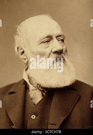 Portrait of Italian inventor Antonio Meucci. (1808-1889 Stock Photo - Alamy