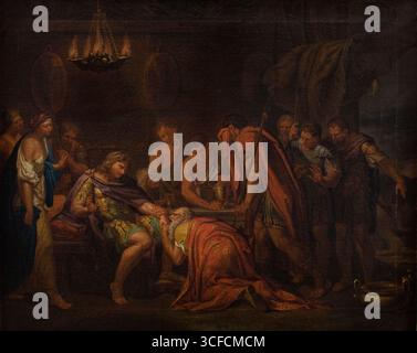Priam Pleading with Achilles for the Body of Hector unknown Stock Photo ...