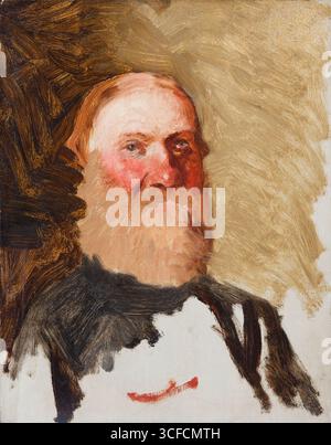 Head of an Old Man with Beard 1883 by Edvard Munch Stock Photo - Alamy