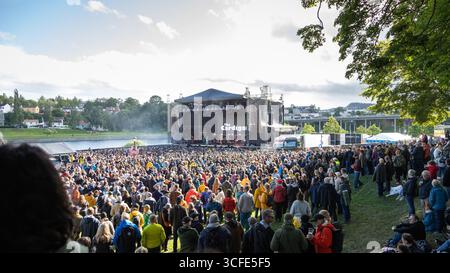Trondheim, Norway. 15th, August 2025. The Norwegian hard rock band ...