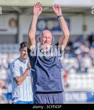 Hartlepool United manager Simon Grayson and Neil McDonald during the ...