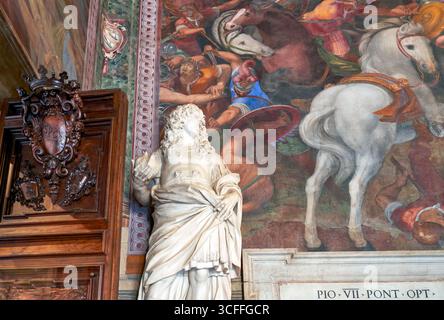 Rome, Italy, Hall of the Captains in Capitoline Museums in Palazzo dei ...