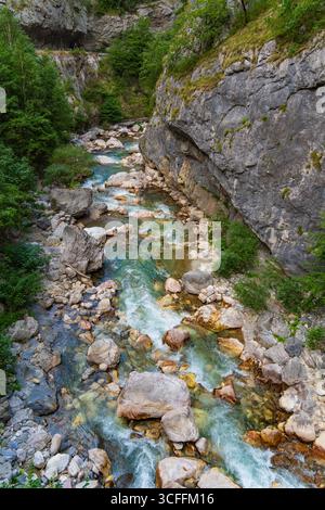 The beautiful nature of Rugova canyon in the countryside of Kosovo ...