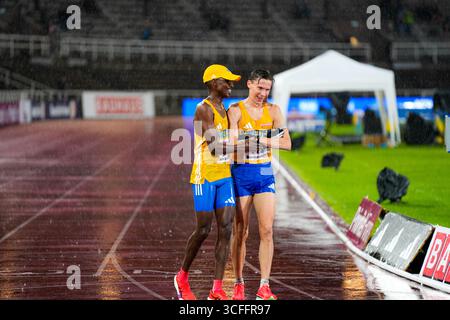 First day. Suldan Hassan, Andreas Almgren, David Nilsson Credit: Daniel ...