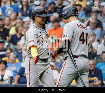 San Francisco Giants' Willy Adames bats during the seventh inning of a ...