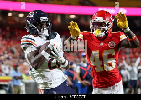 Chicago Bears wide receiver Jahdae Walker (20) arrives at Soldier Field ...