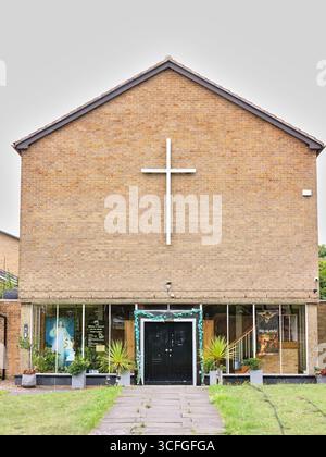 St Joseph's church, the local polish catholic mission in Corby, England ...