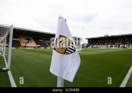 Corner flag with Notts County crest ahead of the Sky Bet League 2 match ...
