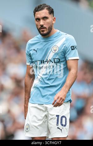 Rayan Cherki of Manchester City during the Carabao Cup Last 16 Swansea ...