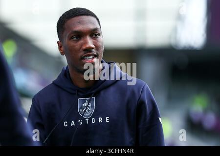 Jaidon Anthony of Burnley arrives at stadium ahead of the Premier ...