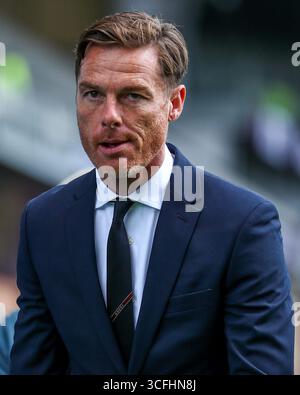 Scott Parker Manager of Burnley arrives during the Burnley v Tottenham ...