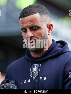 Kyle Walker of Burnley arrives at stadium ahead of the Premier League ...