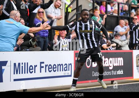 County fan celebrates during the Sky Bet League 2 Play Off Final match ...