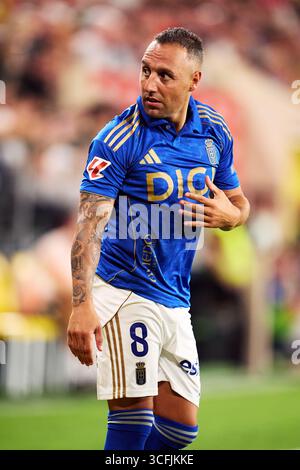 Santi Cazorla of Real Oviedo during the Spanish championship LaLiga ...
