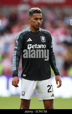 Morgan Rogers of Aston Villa during the Premier League match between ...