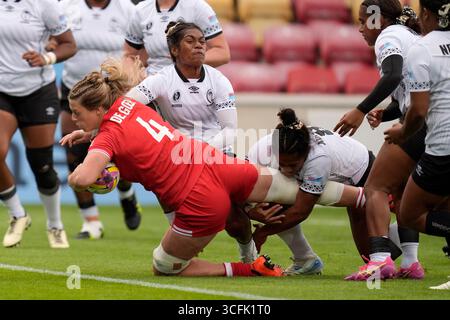 Sophie de Goede of Canada during the group B match at the 2025 Women's ...