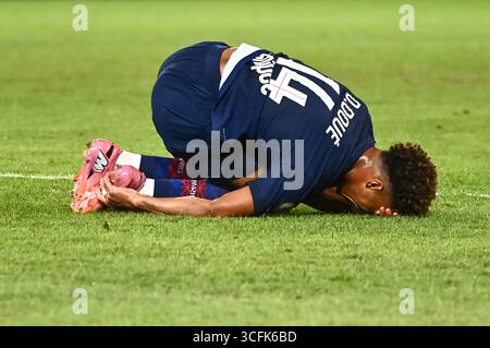 Desire Doue during the Ligue 1 football (soccer) match Paris Saint ...