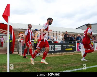 Jack Price of Brackley Town during the The Enterprise National League ...