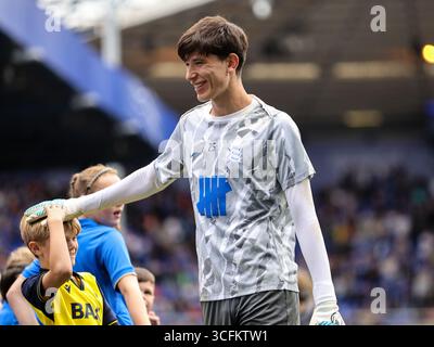 25, James Beadle of Birmingham City at warm up during the Sky Bet ...